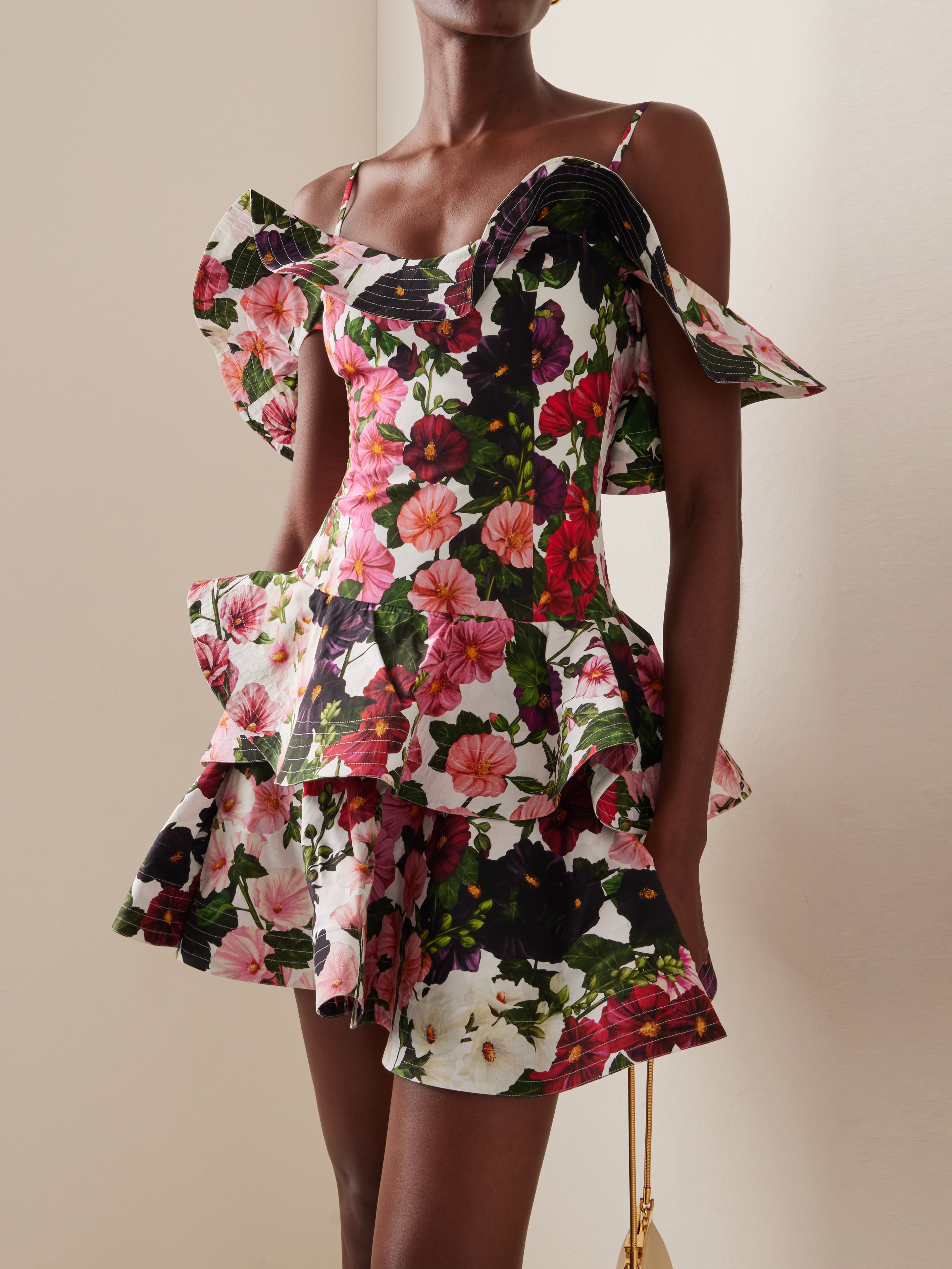 Spaghetti Elegant Regular Fit Flouncing Dress | fehaute