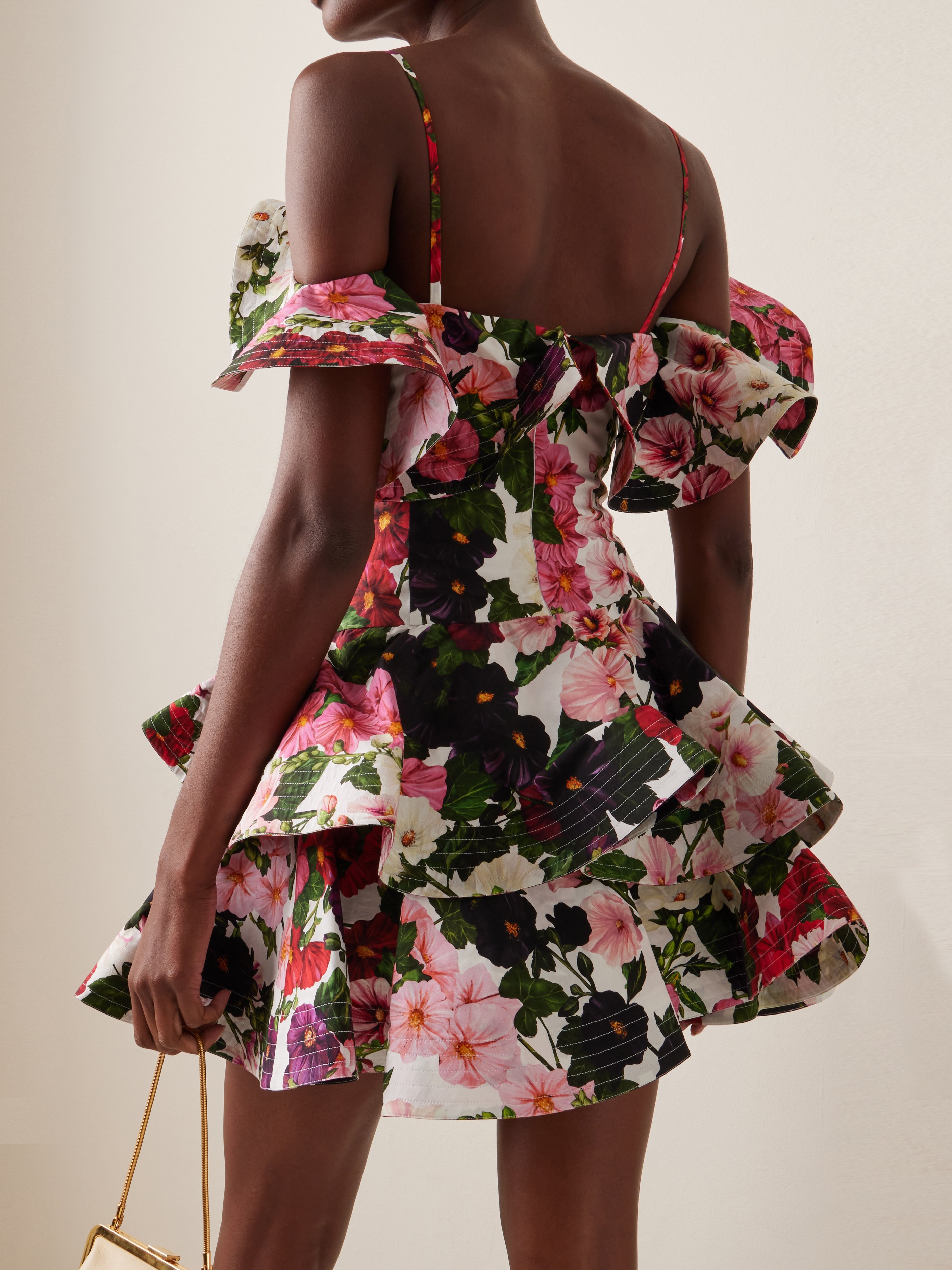 Spaghetti Elegant Regular Fit Flouncing Dress | fehaute