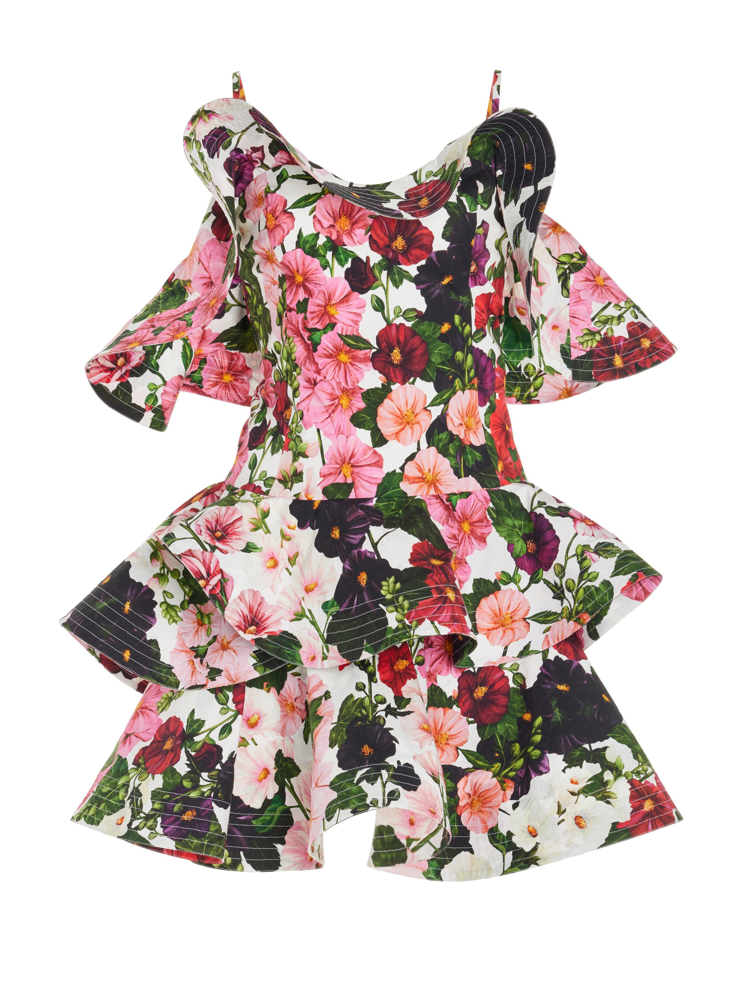 Spaghetti Elegant Regular Fit Flouncing Dress | fehaute